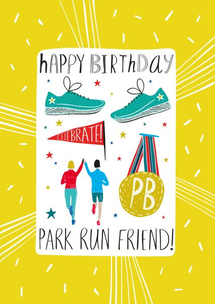 park run exercise Birthday Card 1722 | thortful