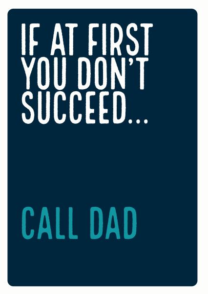 Call dad Father's Day card | thortful