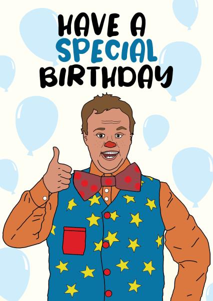Mr Tumble Something Special Birthday Card | thortful