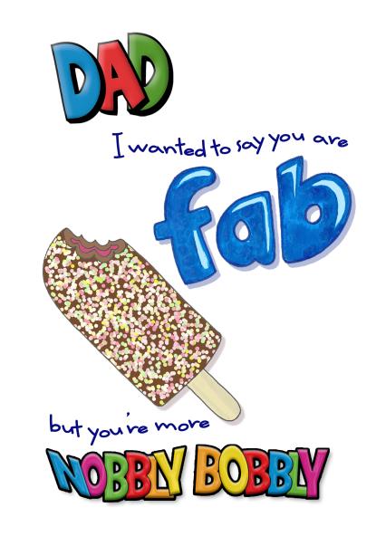 Nobbly Bobbly Father's Day card | thortful