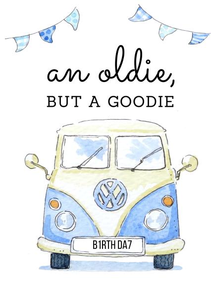 vw oldie Birthday Card 16527 | thortful