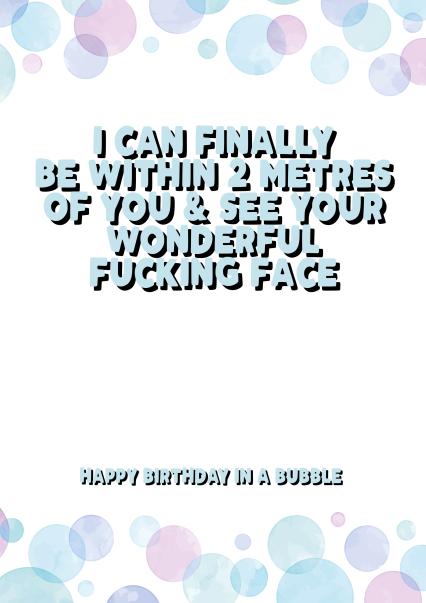 Birthday card from Filthy Sentiments | thortful