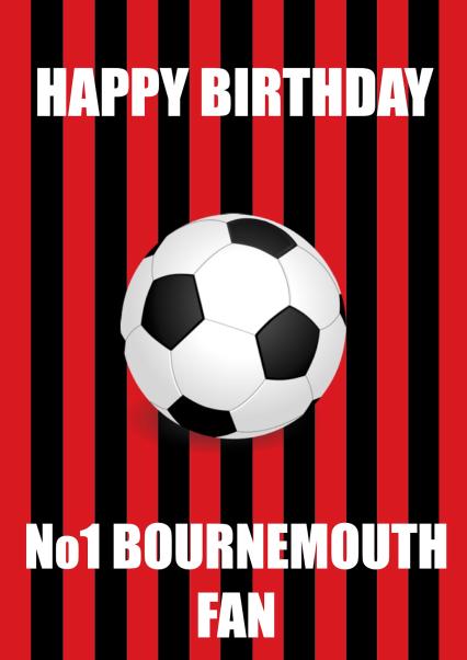 no.1 bournemouth Birthday Card 19141 | thortful