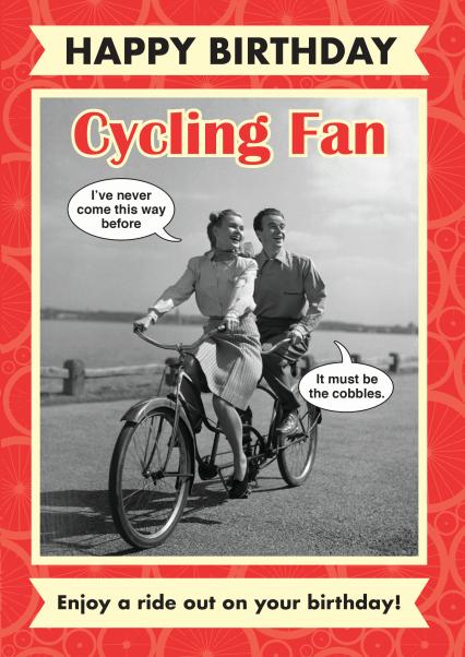 Cheeky Humour Cycling Card | thortful