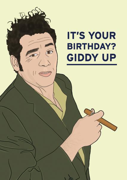 Seinfeld Kramer Birthday Card 13575 | thortful