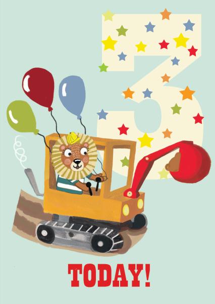 3 today birthday card | thortful