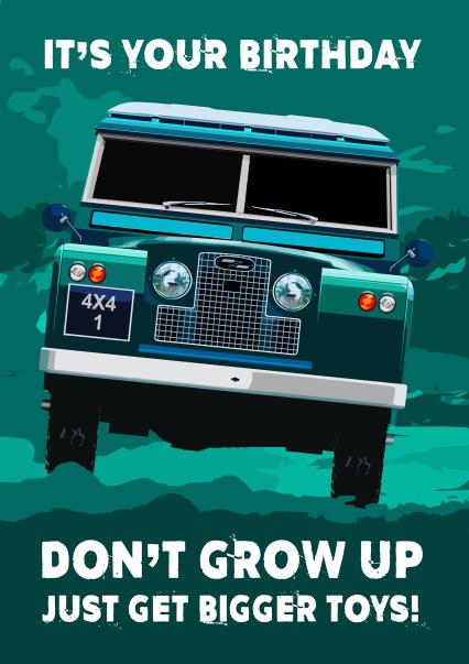 Birthday Land Rover 4x4 | thortful