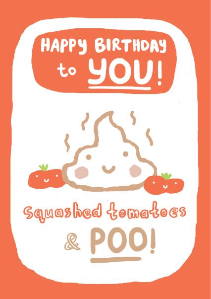 poo funny Birthday Card 18019 | thortful
