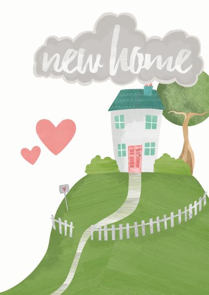 New Home card from Sian Moore Illustration | thortful