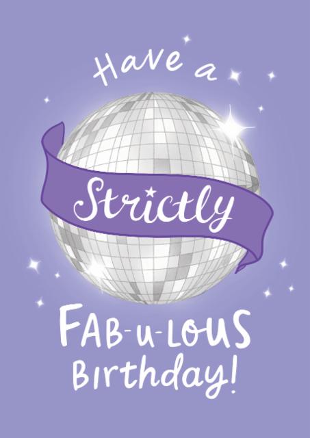 Funny Strictly Come Dancing Birthday Card for Her - Fab-u-lous Birthday ...