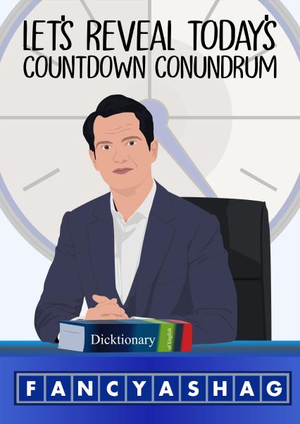 Rude Countdown Anniversary Card / Valentines Day Card - Jimmy Carr - Lets Reveal Todays ...