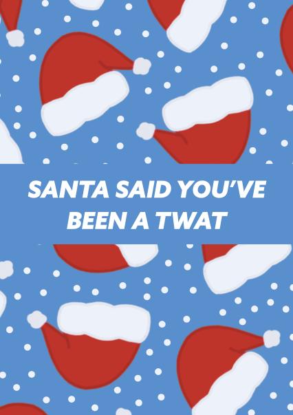 Santa said card | thortful