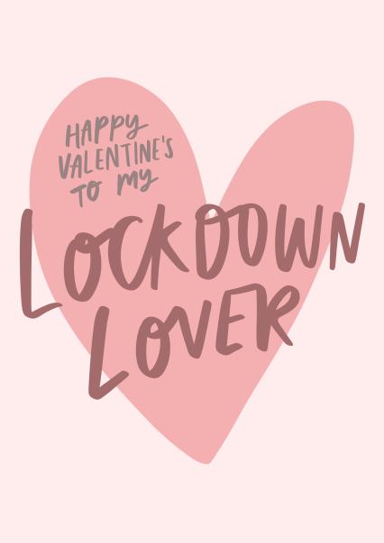 Lockdown Lover Valentine's Card For Partner | thortful