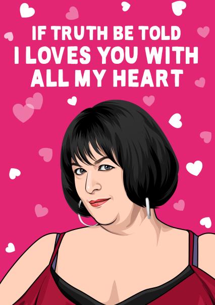Cute Valentines Day Card - Nessa - Gavin And Stacey - If Truths Be Told ...
