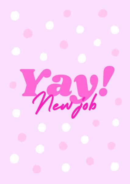 yay well done New Job Card 17754 | thortful
