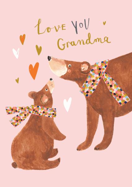 Cute Bears Grandma Card | thortful