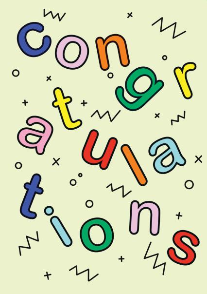 Funky Congratulations | thortful