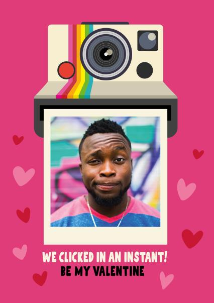 Cute Retro Personalised Polaroid Valentines Day Card / Photo Card - We ...