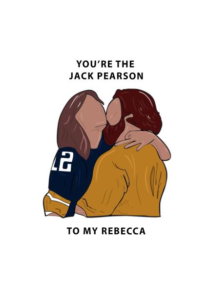 jack pearson rebecca pearson Valentines Day Card 45580 | thortful