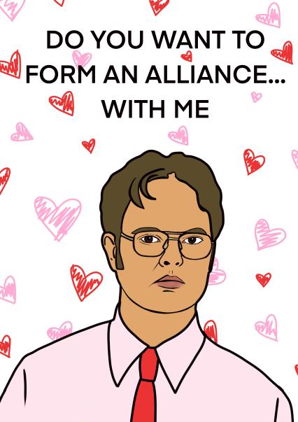 Funny Dwight Anniversary Card / Valentines Day Card - The Office Us ...