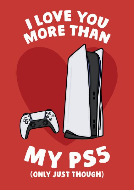 playstation ps5 Anniversary Card 13335 | thortful