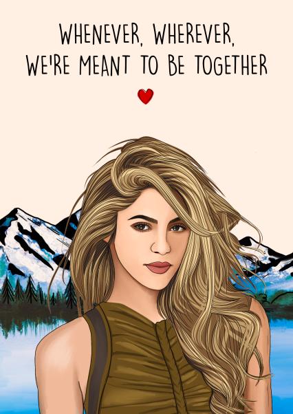 Shakira Anniversary Card | thortful