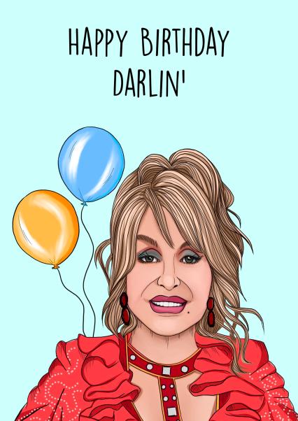 dolly parton dolly Birthday Card 20837 | thortful