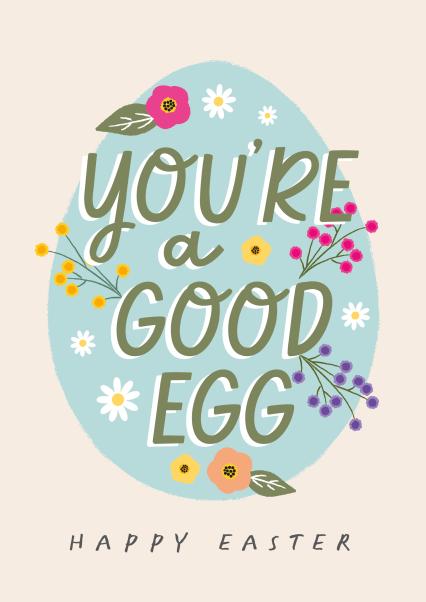 You're Good Egg - Easter Card | thortful