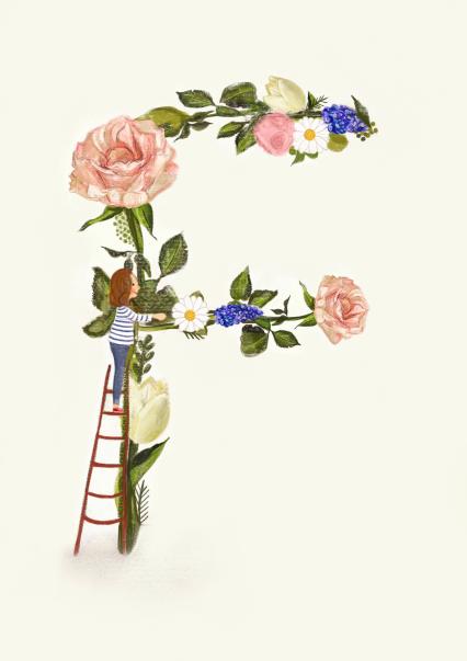 Initial Card letter F | thortful