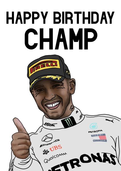Lewis Hamilton Birthday | thortful