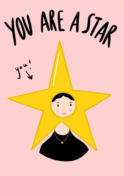 You are a star Card | thortful