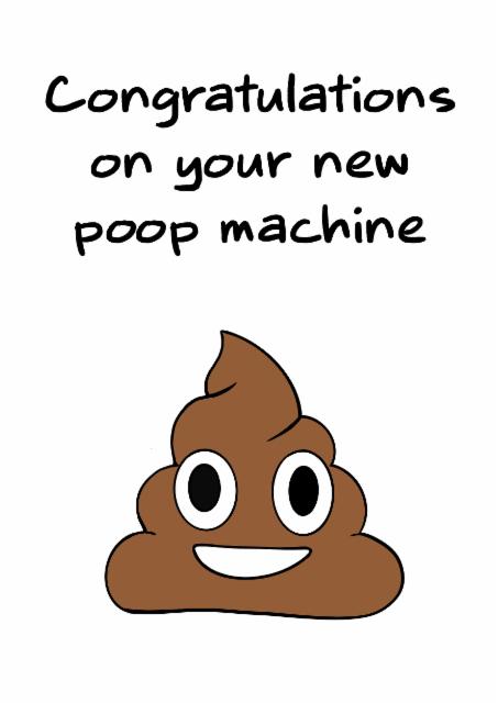 New Baby Poop Machine | thortful