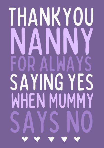 The best Nanny in the world | thortful