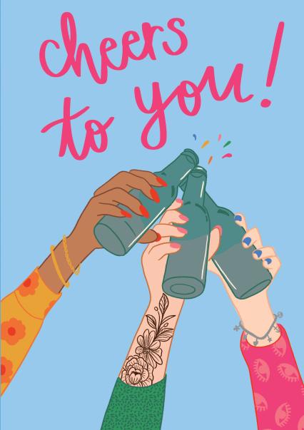 Cheers To You Card | thortful