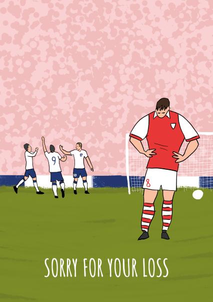 Sorry for your soccer loss | thortful