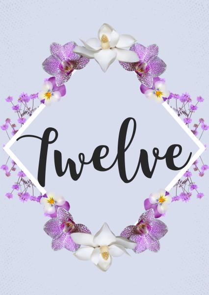 Floral 12th Birthday Card for 12 Year Old Girls | thortful