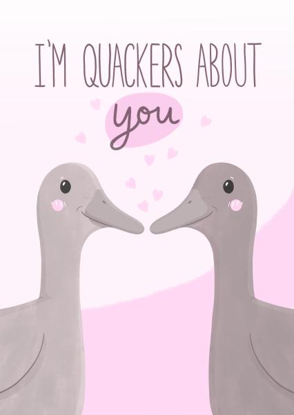 Quackers About You Anniversary Card | thortful