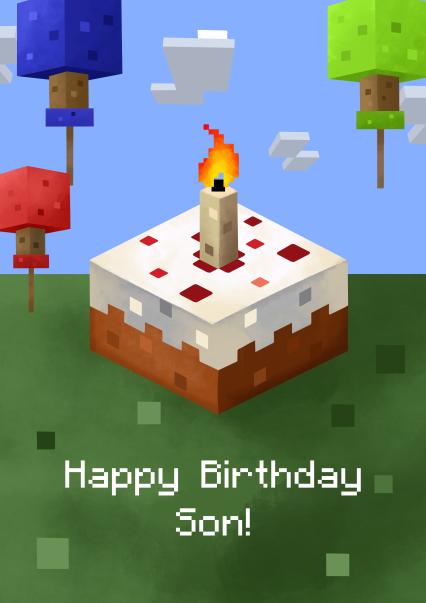 Minecraft Happy Birthday Benji
