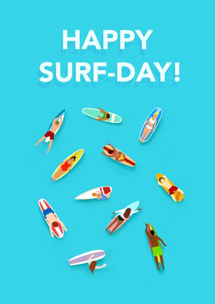 Happy Surf-Day! 1001 | thortful