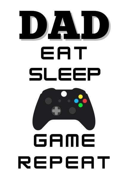 Dad the gamer Father’s Day card | thortful
