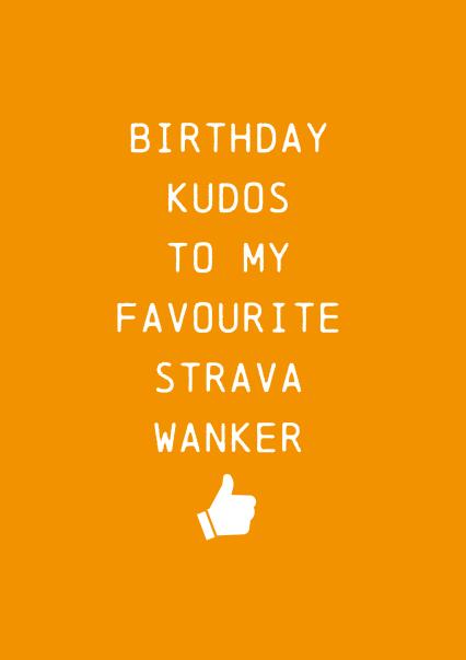 Birthday Kudos, Strava birthday card 1000 | thortful