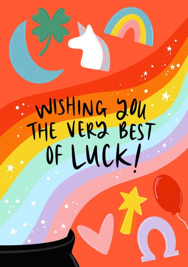 Lucky Charm Good Luck Card | thortful