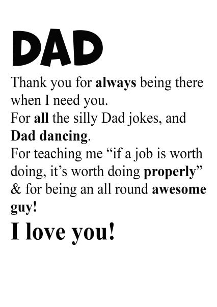 Dad, You're awesome heartfelt fathers day card | thortful