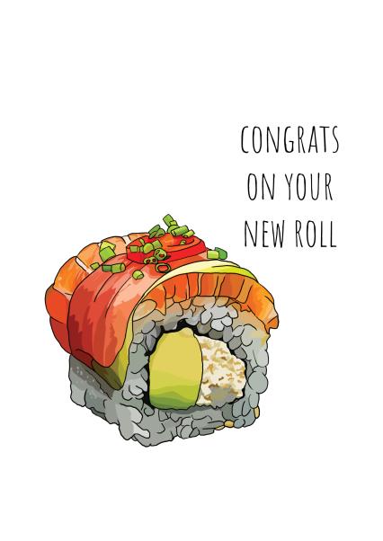 Congrats on your new roll | thortful