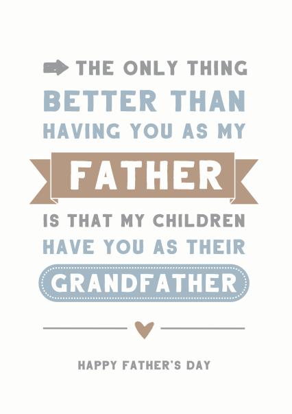 Father's Day card for Grandad | thortful
