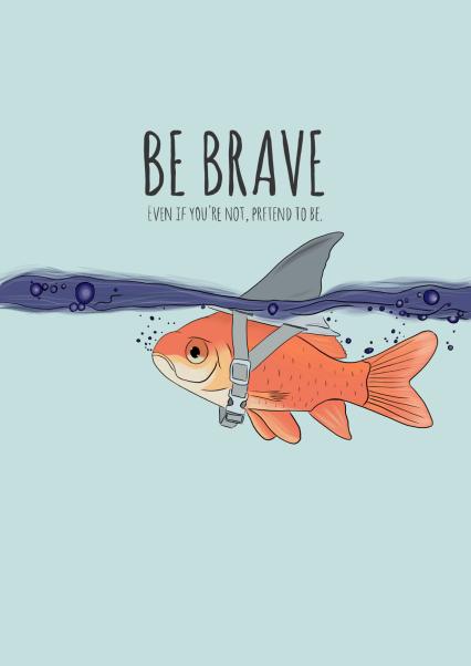 Be Brave card | thortful