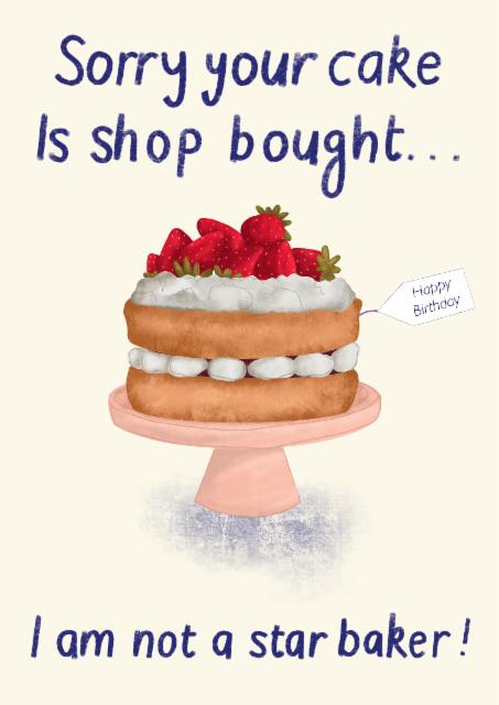 Bake off Birthday Card | thortful