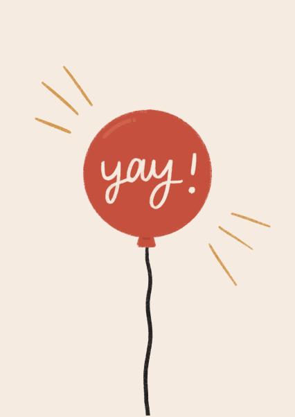 Yay! Balloon Celebration Care | thortful