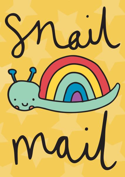 Snail Mail Cute Friendship card | thortful