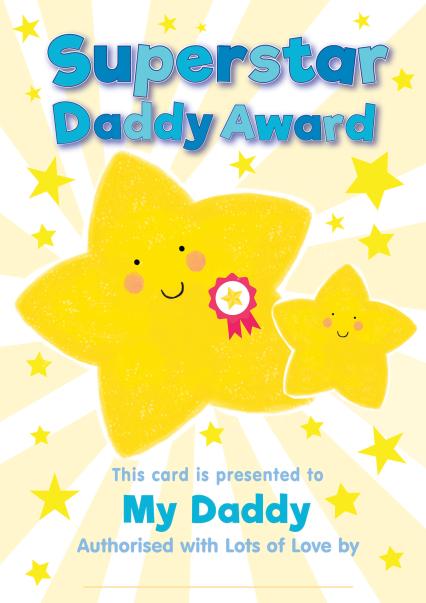 Superstar Daddy Award | thortful